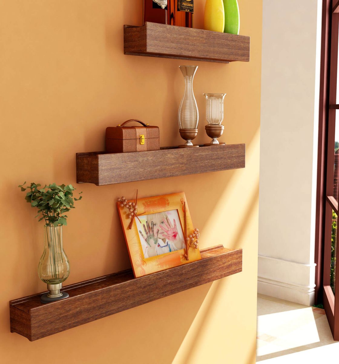 Wooden Shelf For Home Decoration Three Pieces In Pakistan Hawashi Store Wooden Shelf For Home Decoration Three Pieces In Pakistan Hawashi Store